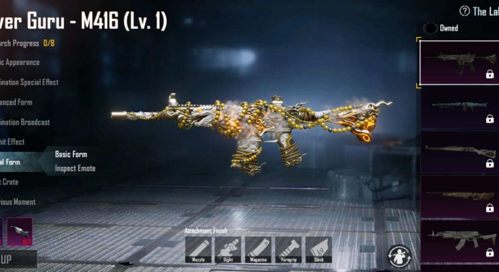 PUBG Mobile's New Sliver Guru M416 Upgradable Skin Is Here, 46% OFF